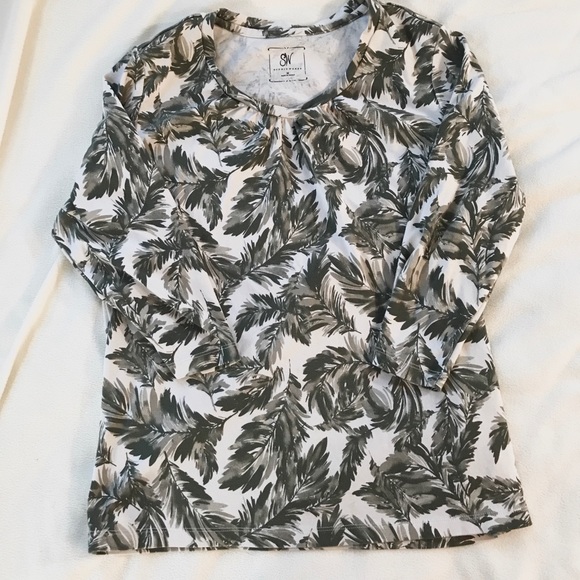 Studio Works | Tops | Studio Works V Neck Print Tshirt | Poshmark